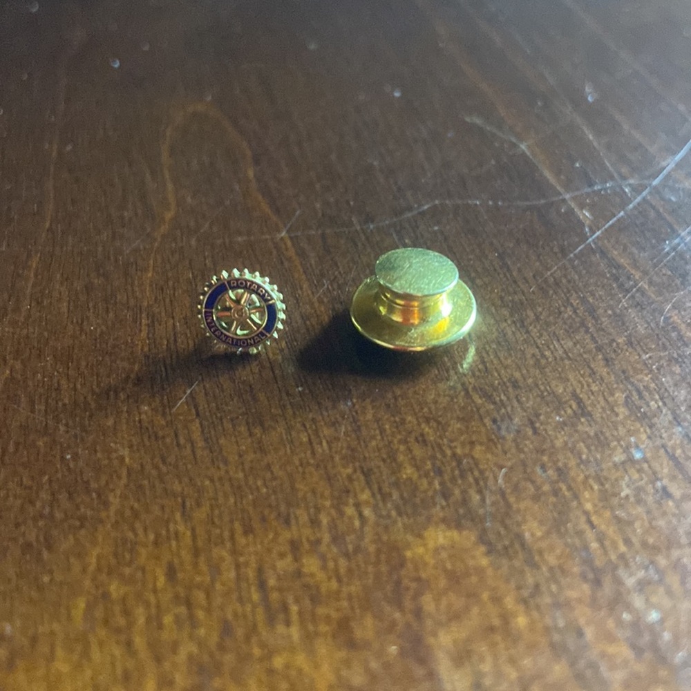 1950s To 1960s Antique 10k Gold Rotary Club Pin Perfe… - Gem